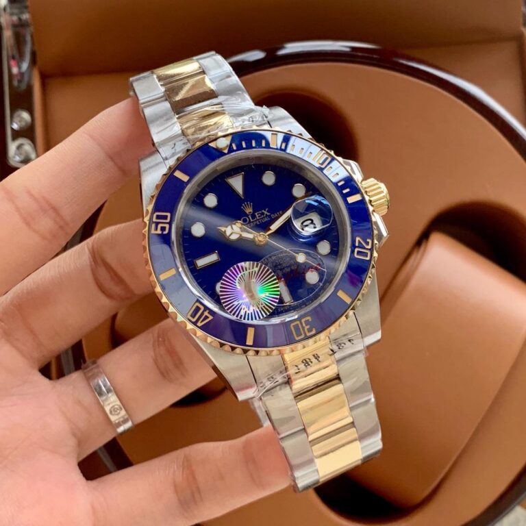 AAA Rolex Submariner Ref. 116613LB Blue & Gold 2 tone Replica • Super ...