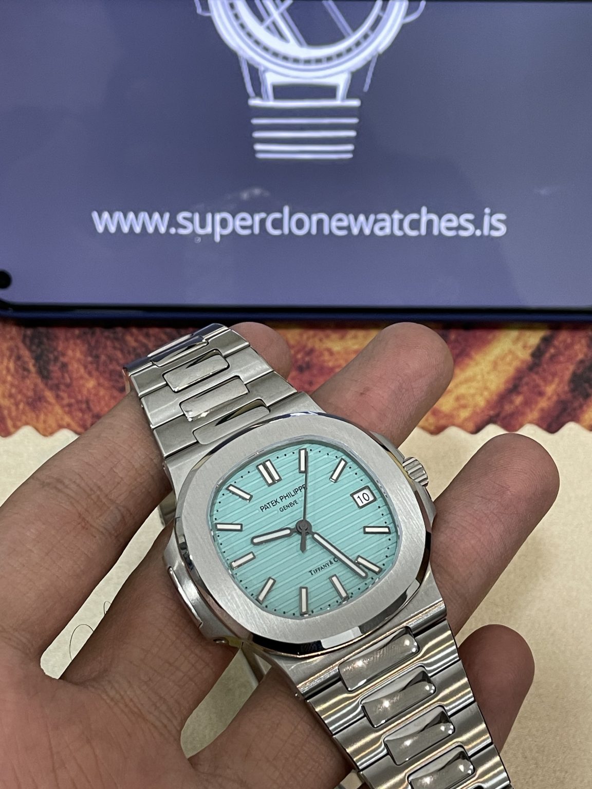 Patek Philippe Nautilus tiffany Best 1:1 Replica • Super Clone Watches